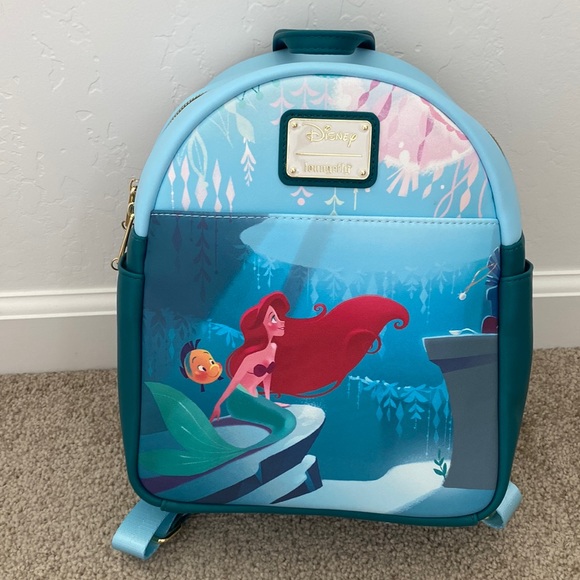 Loungefly | Bags | Loungefly Disney Little Mermaid Ariel Grotto Mini ...